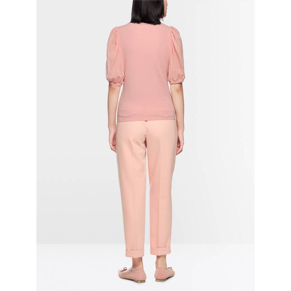 Marc Cain | Tops | New Marc Cain Half Sleeve Sweater In Peach Beige ...